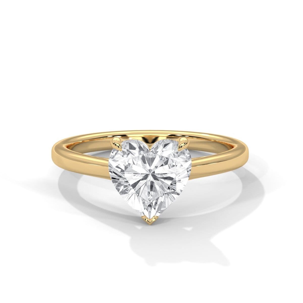 Celestia Heart 2 Carat Heart-Shaped Diamond Solitaire Ring | Shop ...